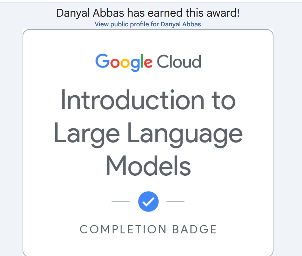 Danyal Abbas - Personal Portfolio